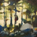 Oil Painting – Birches – Nils Arvidsson